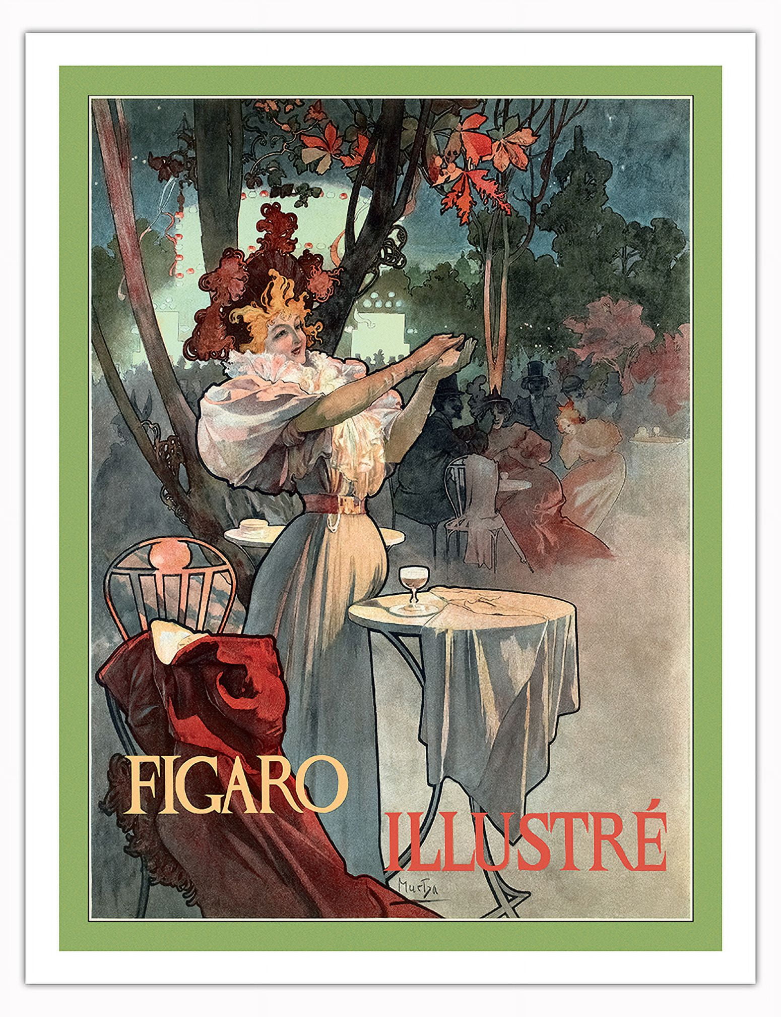 Figaro Illustré - Issue No. 75. June, 1896 - Vintage Magazine Cover by ...