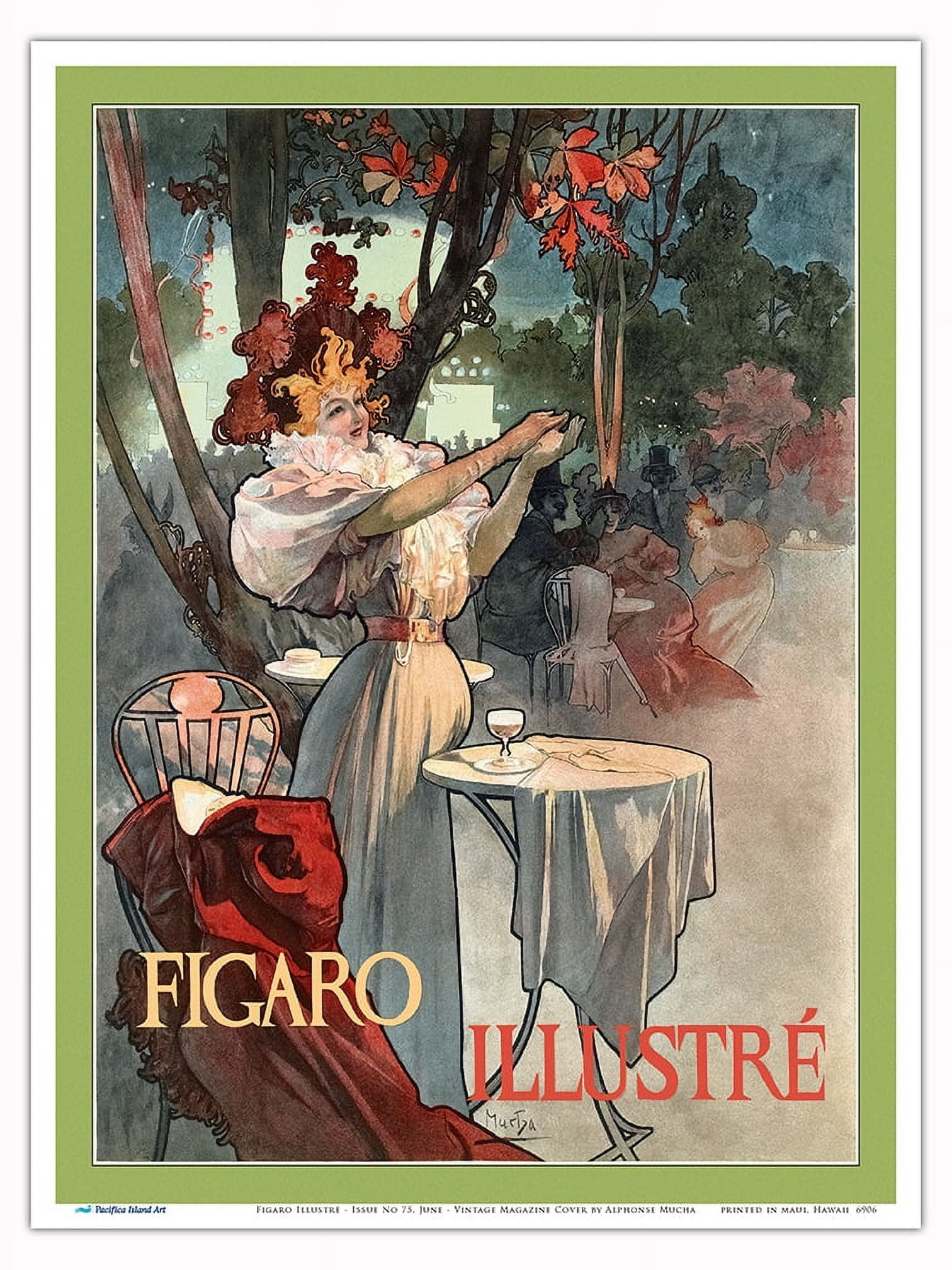 Figaro Illustré - Issue No. 75. June, 1896 - Vintage Magazine Cover by ...