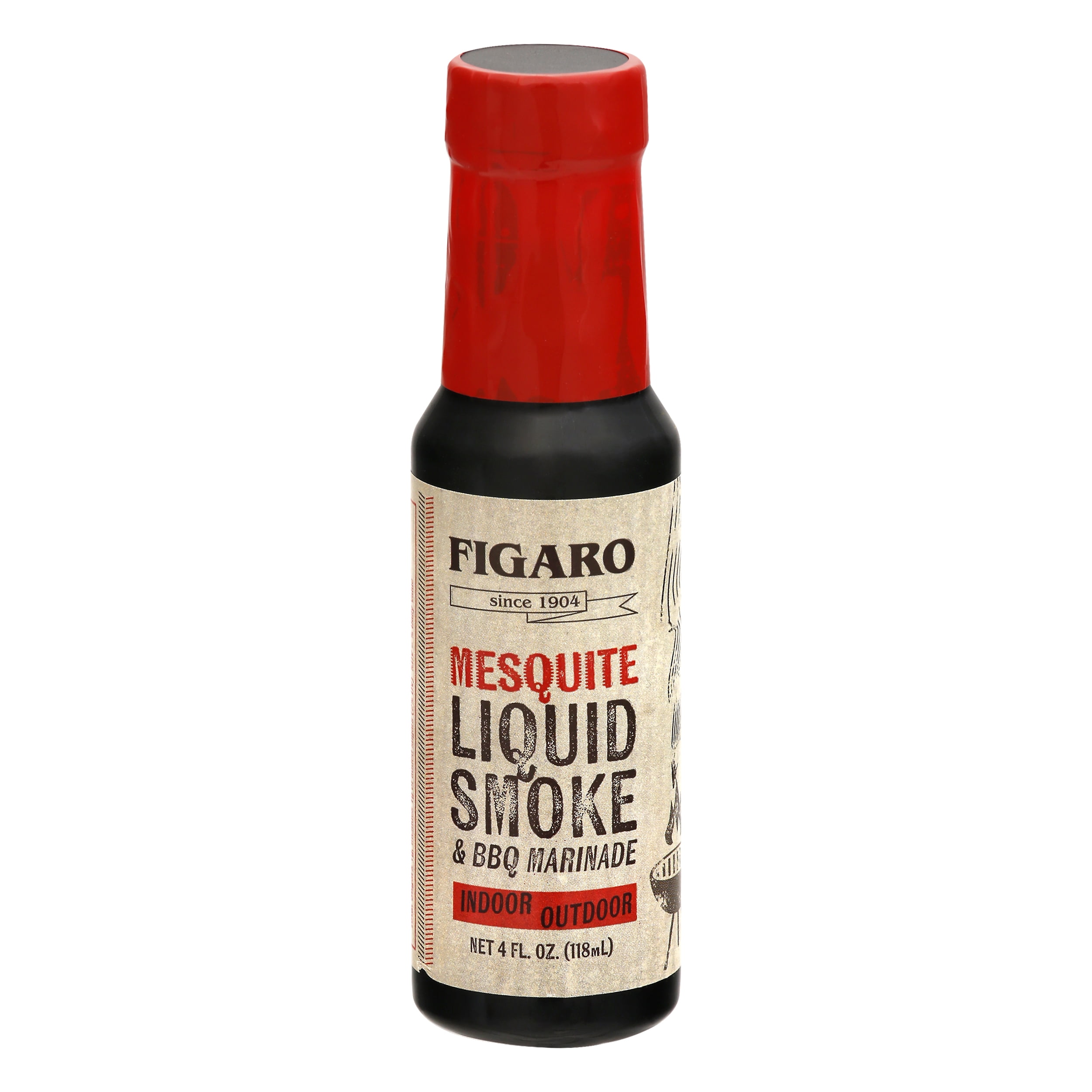 Figaro Liquid Smoke Marinade Mesquite 4 oz (Pack of 12) - Walmart.com