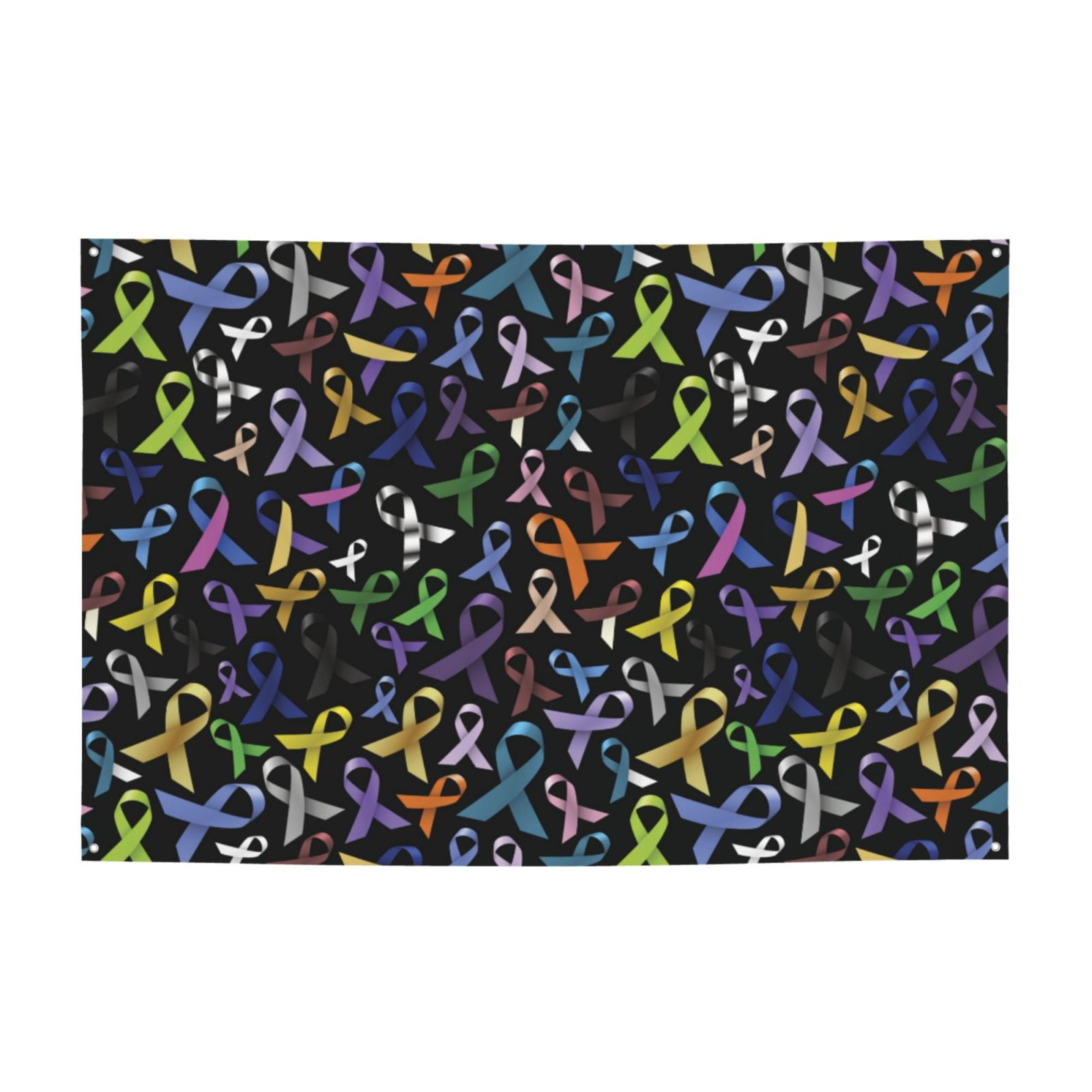 Fight Cancer In All Color Fight Cancer Awareness Ribbons Banner ...