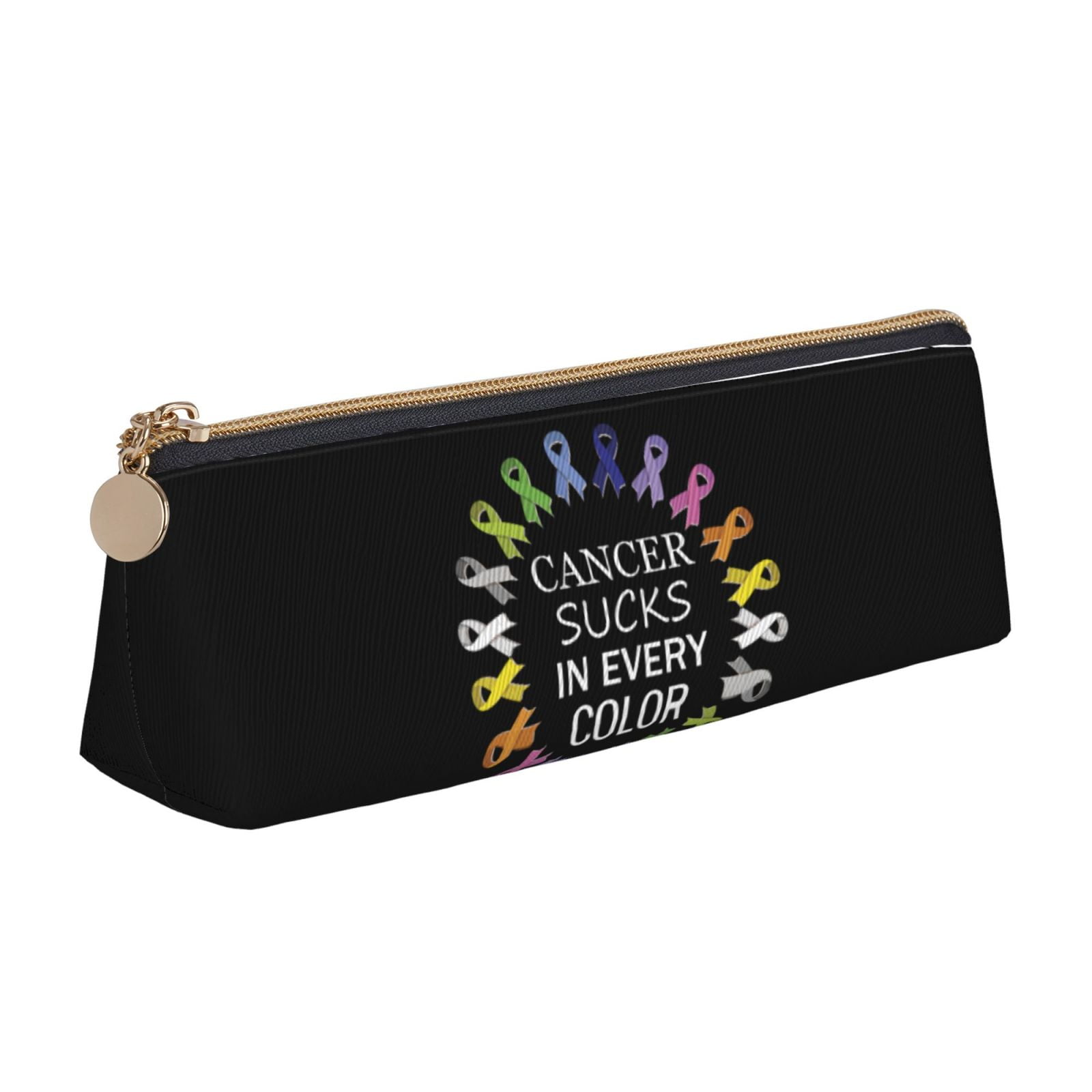 Fight Cancer In All Color Fight Cancer Awareness Ribbons Pencil Case ...