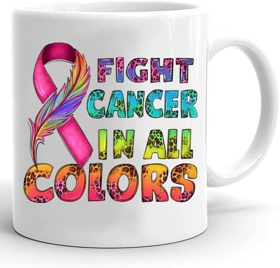 Fight Cancer In All Mug, Cancer Fighter, Gifts For Him Her, Family Mugs ...