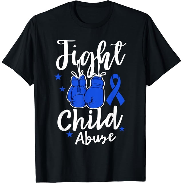 Fight Child Abuse, Child Abuse Prevention awareness Month T-Shirt ...