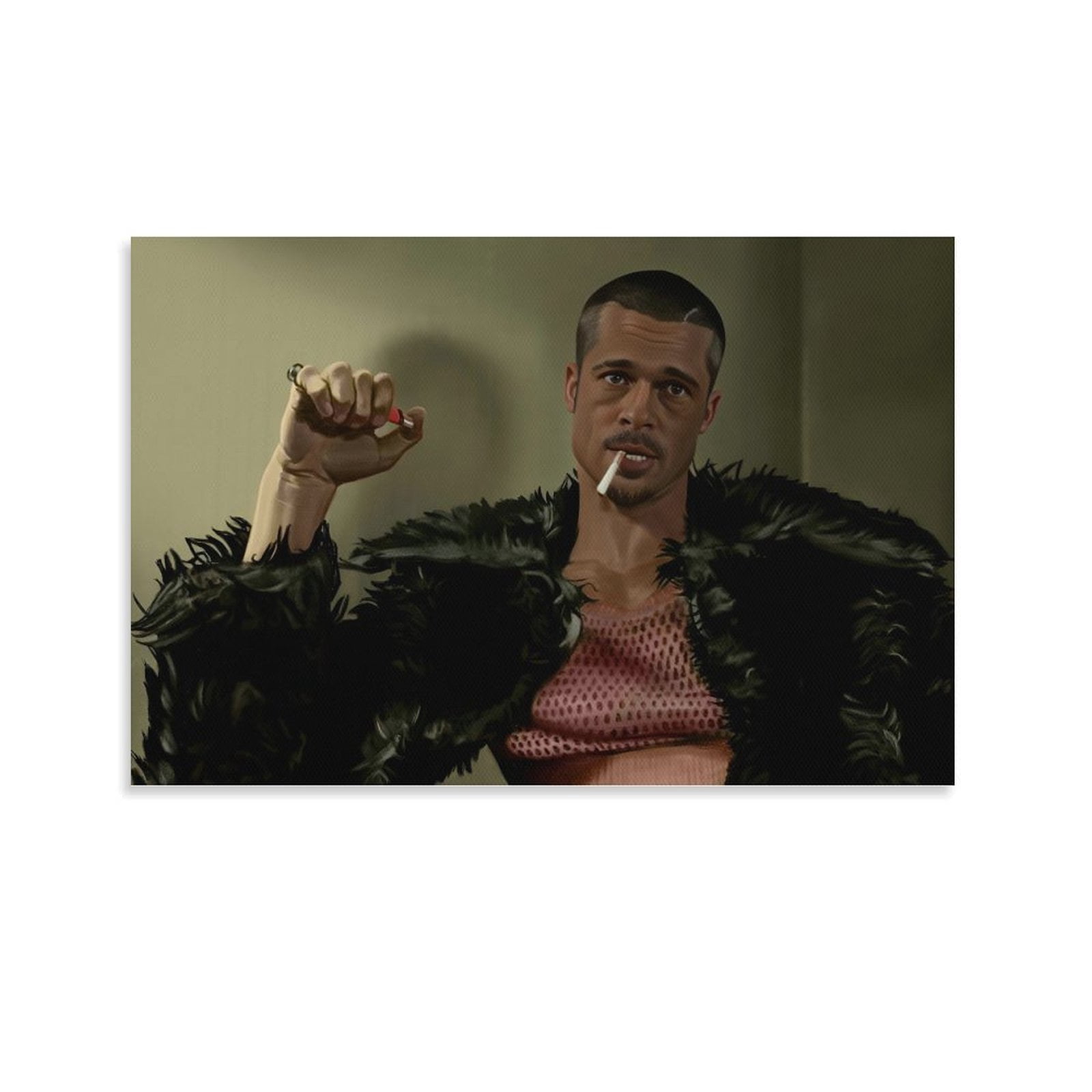 Fight Club Brad Pitt(10)Classic Movie Poster Poster Cool Artworks ...