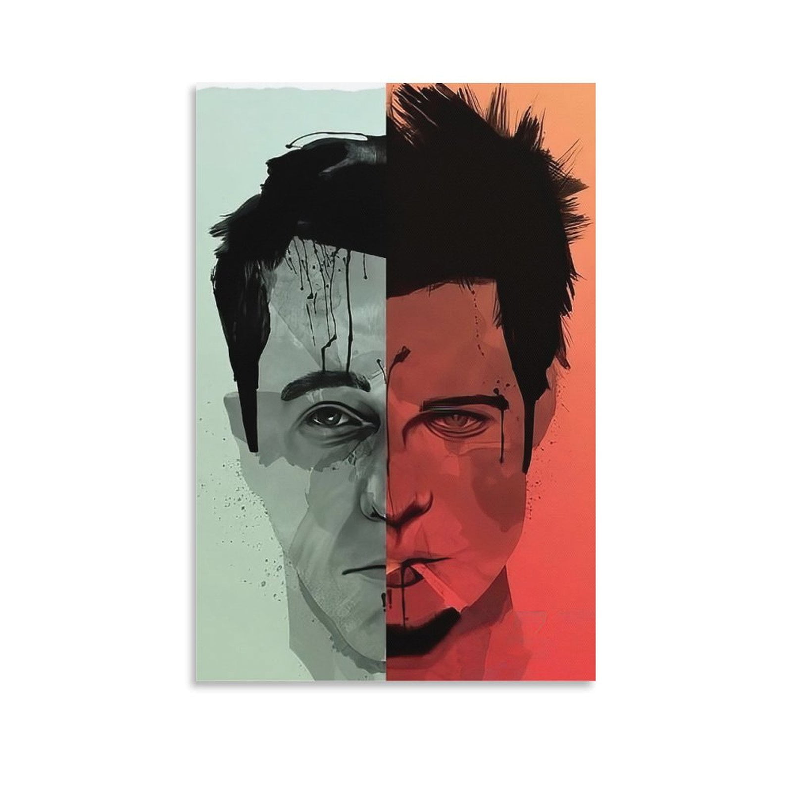 Fight Club Brad Pitt(12)Classic Movie Poster Artworks Picture Print ...