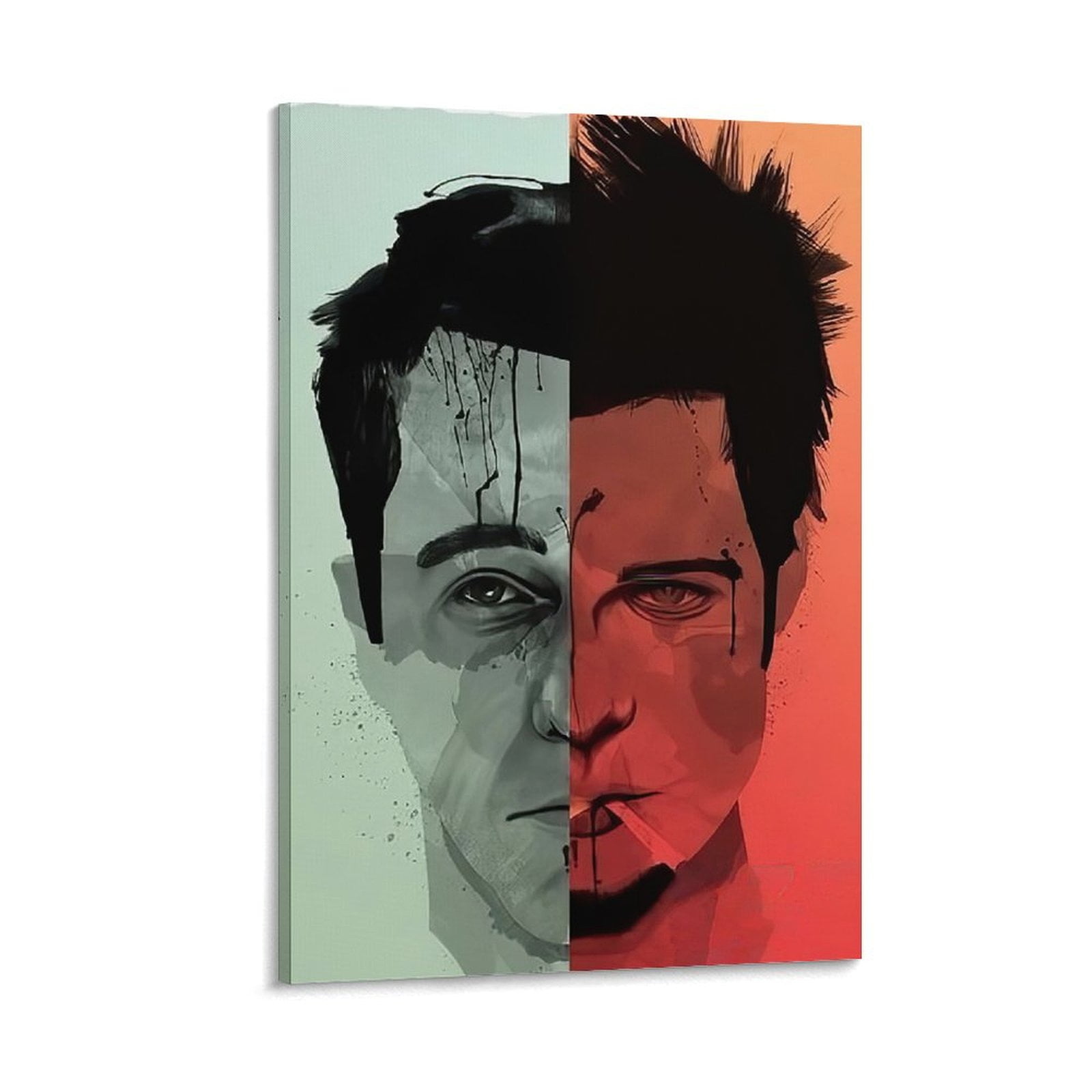 Fight Club Brad Pitt(12)Classic Movie Poster Painting On Canvas Wall ...