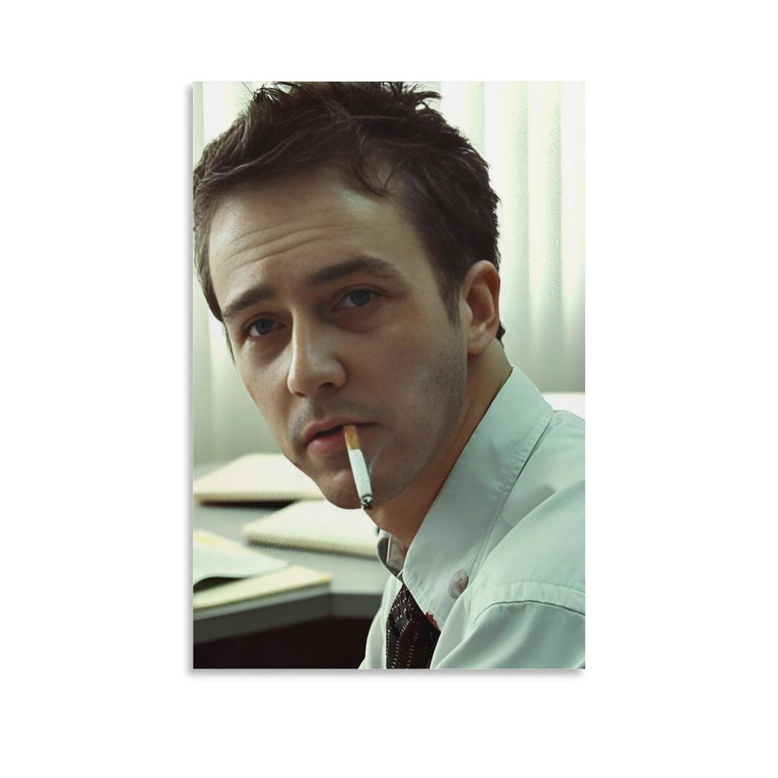 Fight Club Brad Pitt(19)Classic Movie Poster Artworks Canvas Poster ...