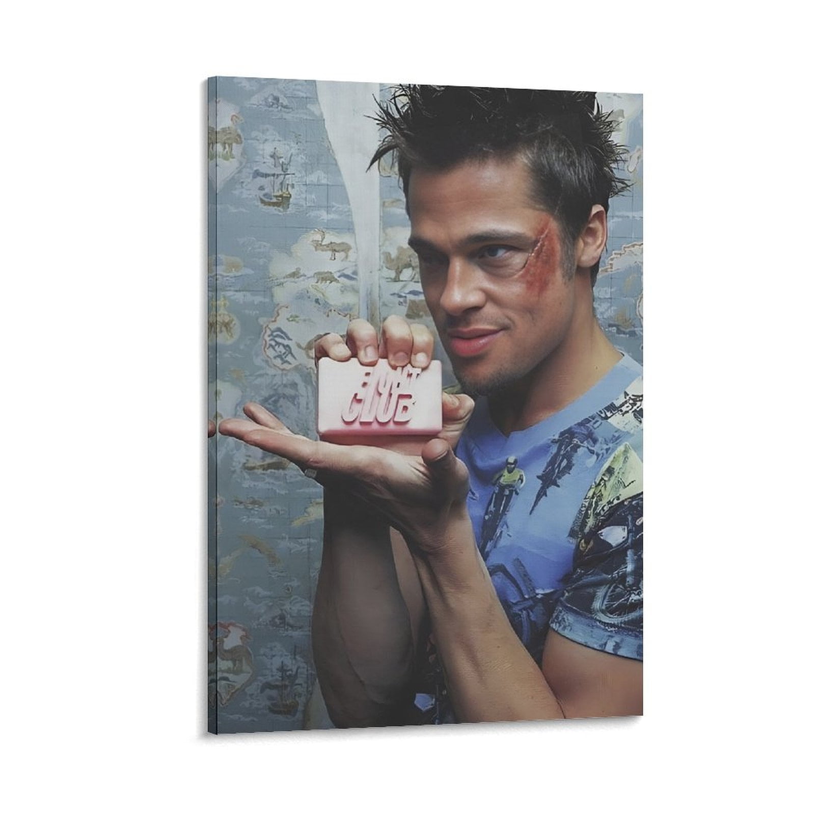 Fight Club Brad Pitt(2)Classic Movie Poster Print Photo Art Painting ...