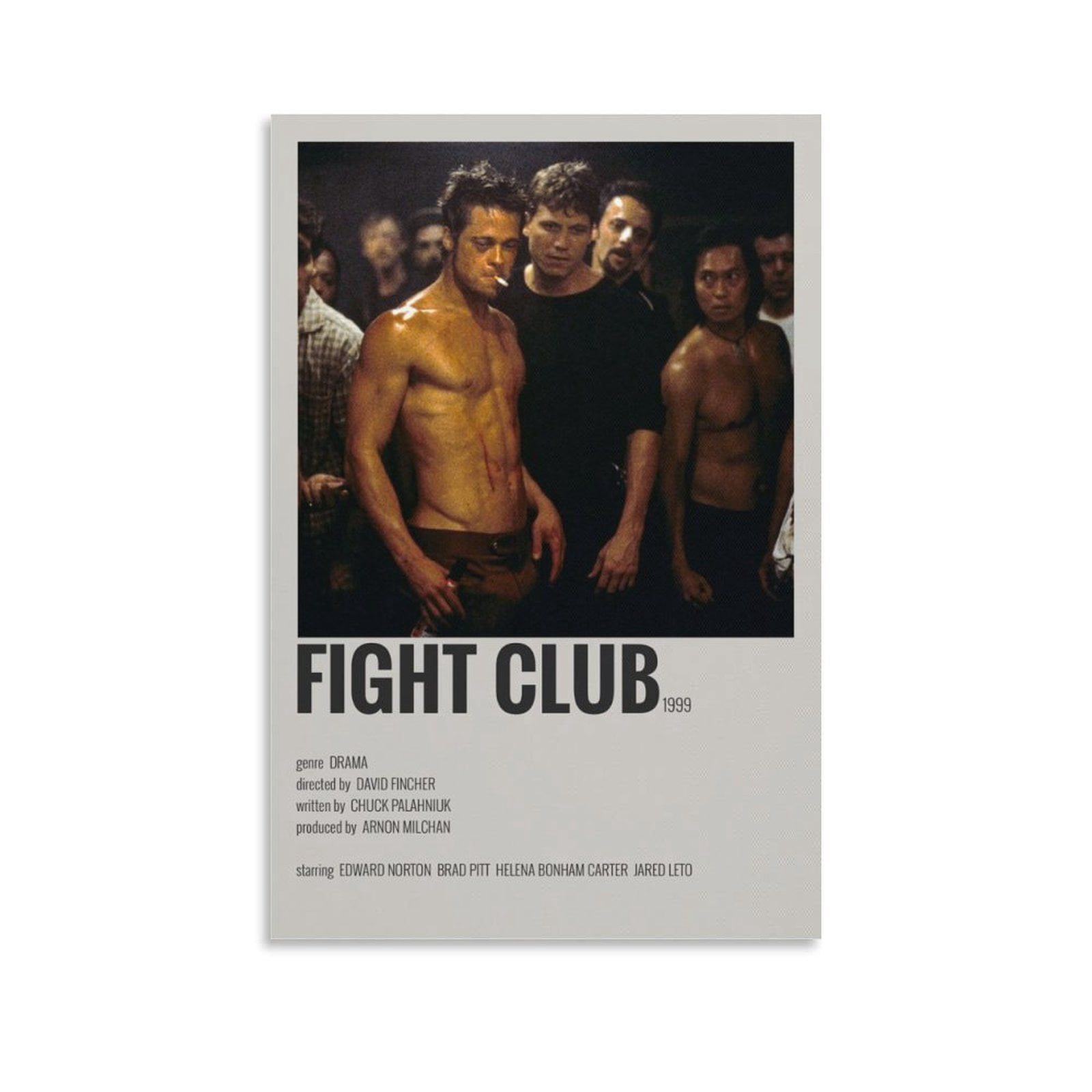 Fight Club Movie Poster (11) Painting On Canvas Wall Art Poster Scroll ...