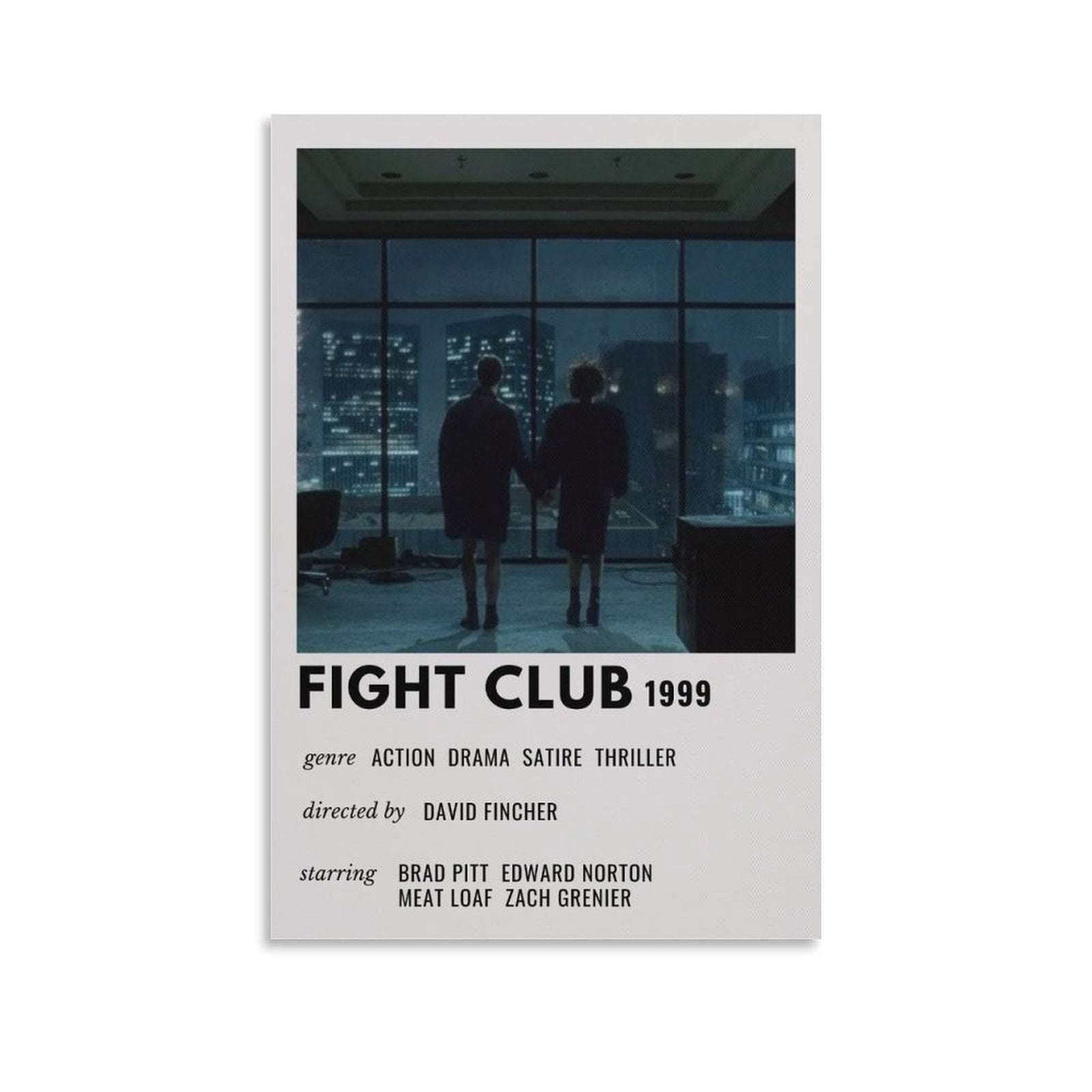 Fight Club Movie Poster (20) Home Decor Poster Wall Art Hanging Picture ...
