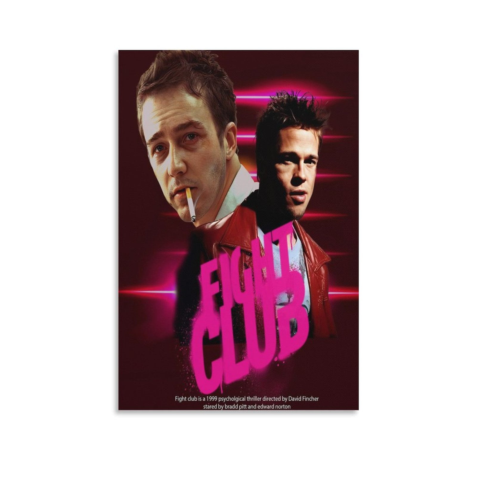 Fight Club Movie Poster (21) Print Photo Art Painting Canvas Poster ...