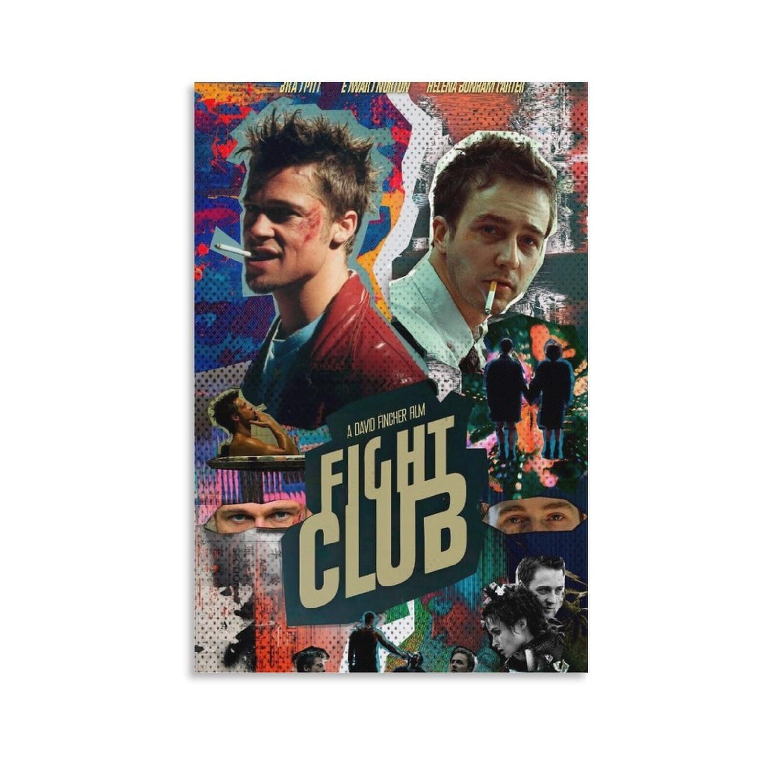 Fight Club Movie Poster Print Photo Art Painting Canvas Poster Home ...