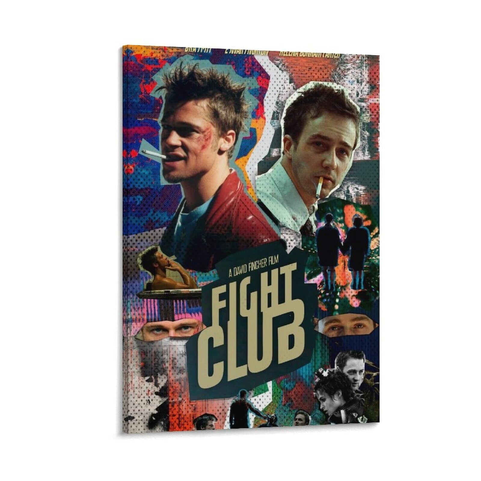 Fight Club Movie Poster Print Photo Art Painting Canvas Poster Home ...
