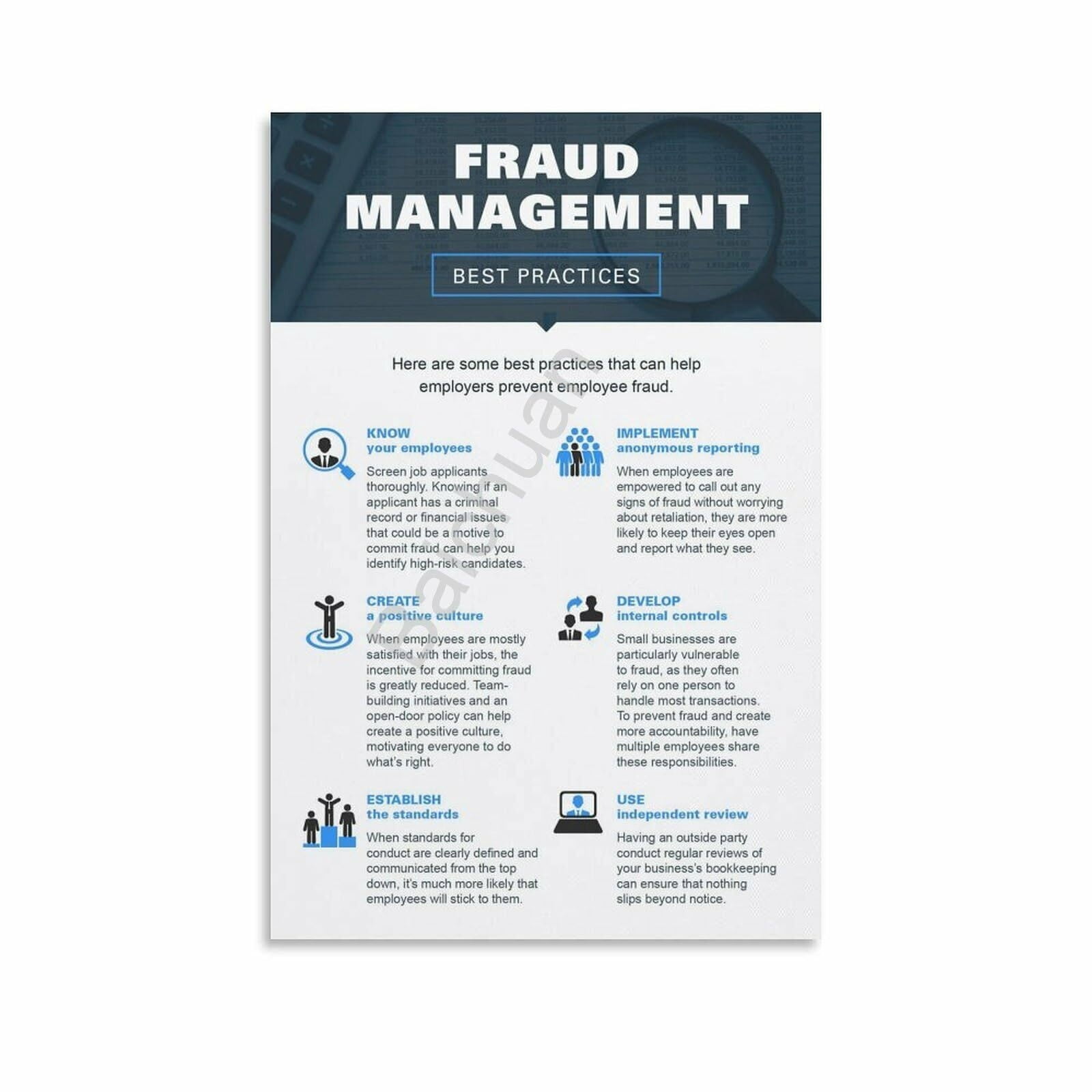 Fight Fraud Fraud Prevention Poster 1 Canvas Painting Wall Art Poster ...