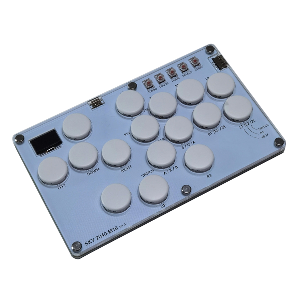 Fight Game Controller SKY2040 16-key with Advanced SOCD Cleaning Modes ...