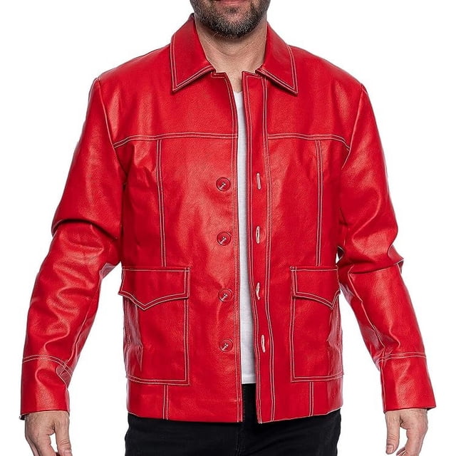 Fight Soap Tyler Leather Jacket Halloween Costume Fighter Cosplay ...