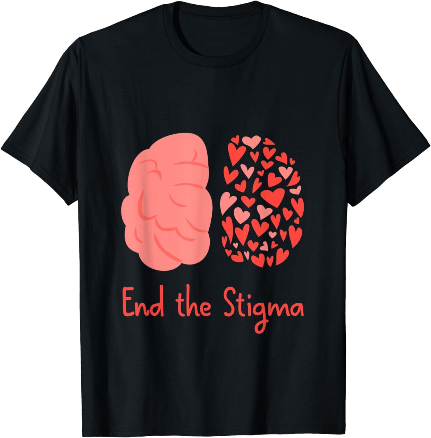 Fight The Stigma Mental Health Awareness Designs T-Shirt - Walmart.com