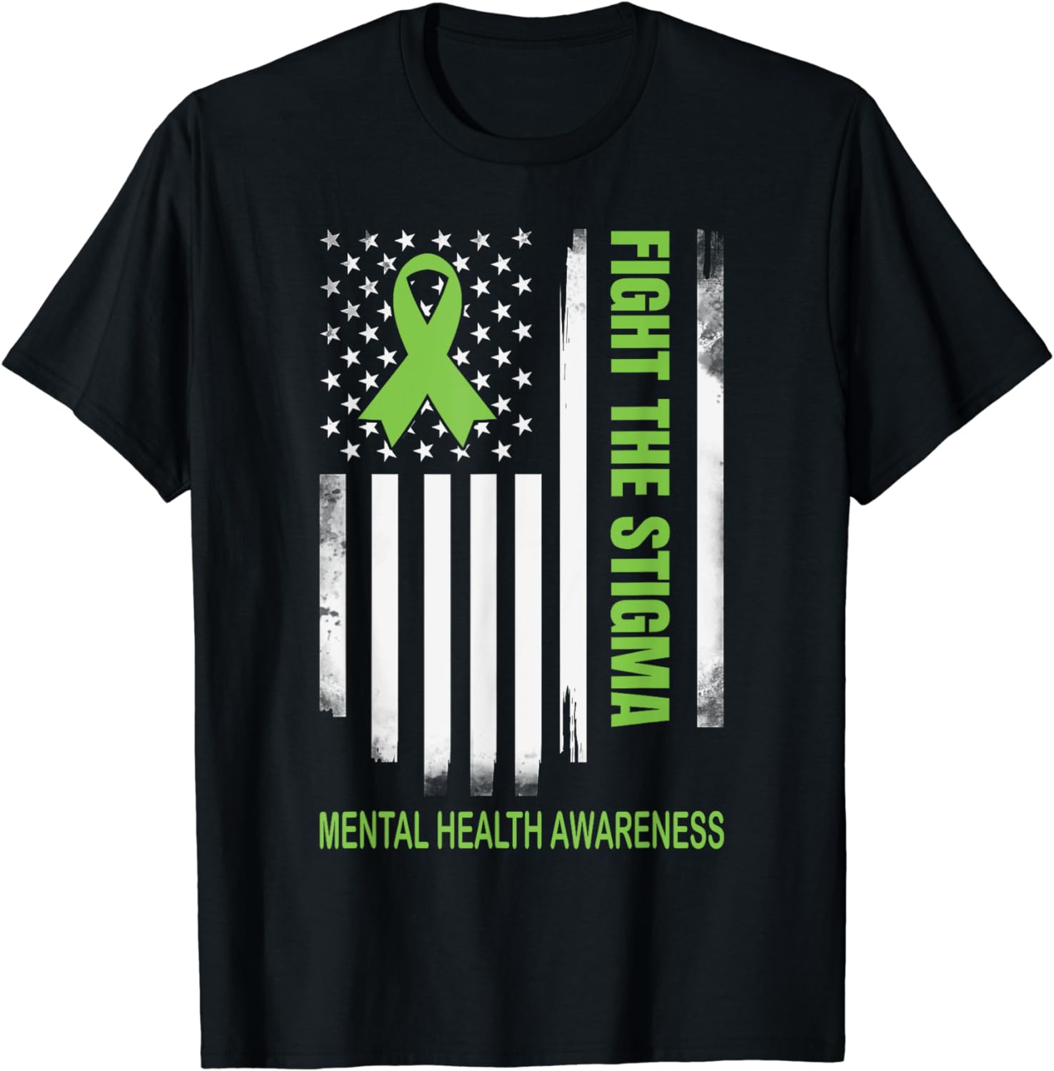 Fight The Stigma Shirt For Mental Health Awareness T-Shirt - Walmart.com