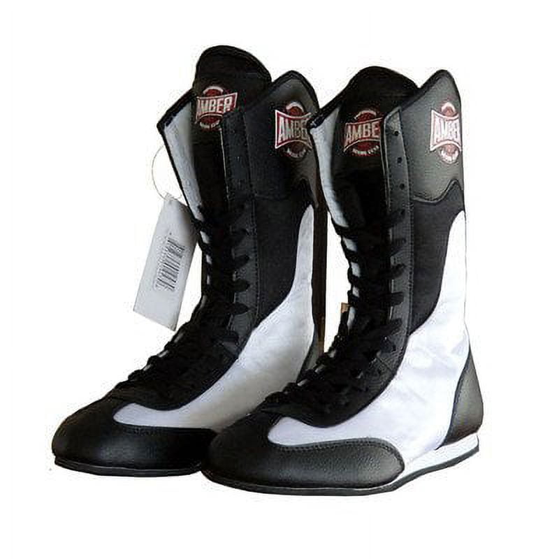 FightMaxxe v1.0 Full Height Professional Boxing or Wrestling Shoes ...