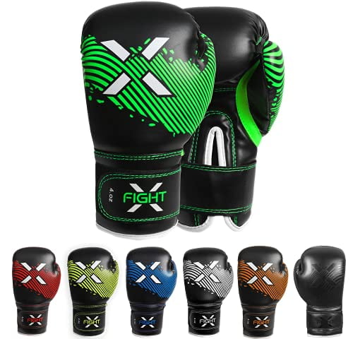 FightX Kids Boxing Gloves MMA PU Leather Junior Boxing Gloves Set for ...