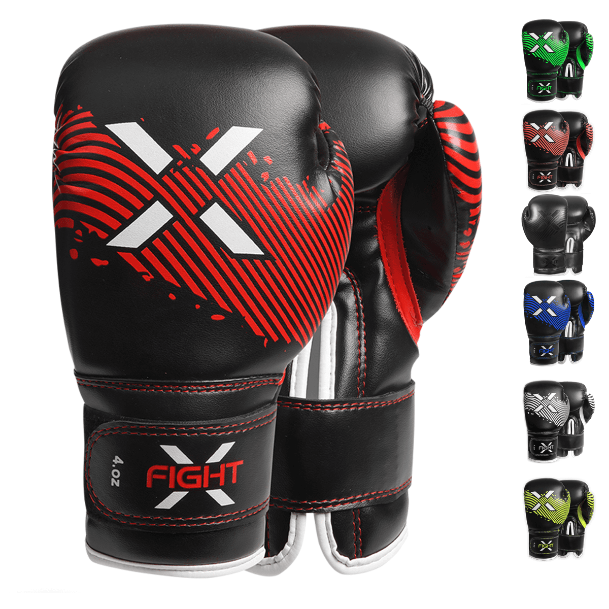FightX Kids Boxing Gloves MMA PU Leather Junior Boxing Gloves Set for ...