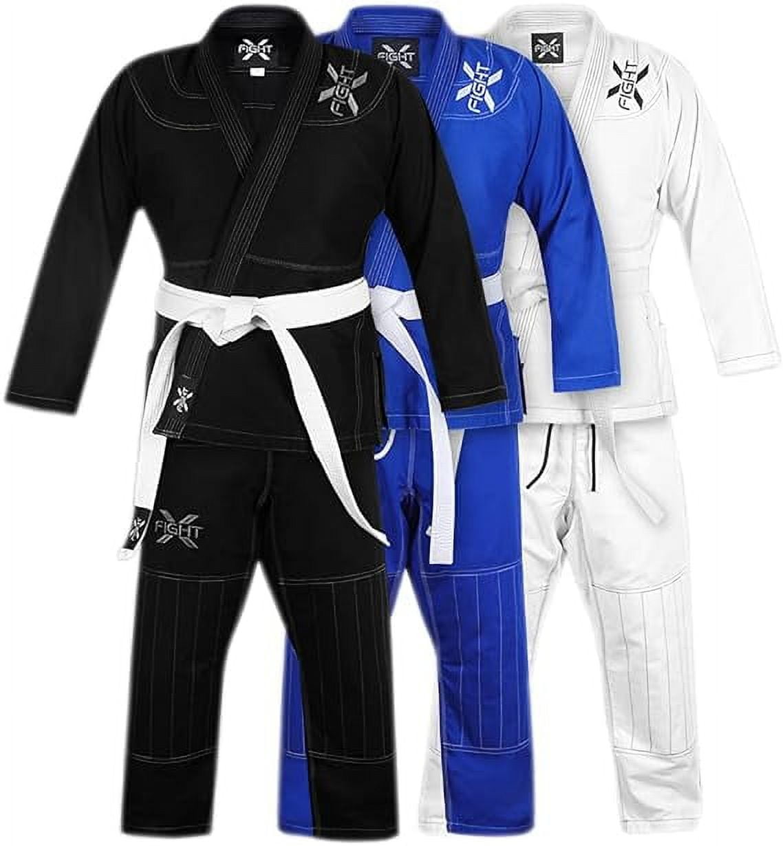FightX Kids Jiu Jitsu Gi for Childs Brazilian Lightweight Suit BJJ with ...