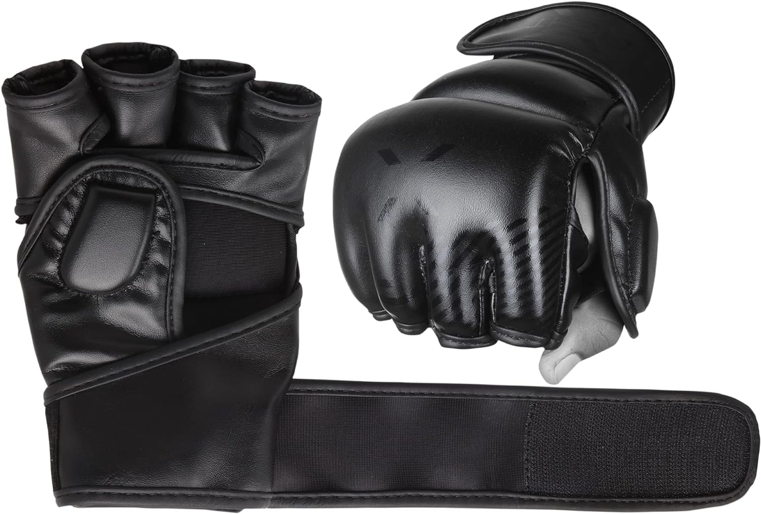 FightX MMA Glove for Adults Grip Wristwrap for Practice Fingerless ...