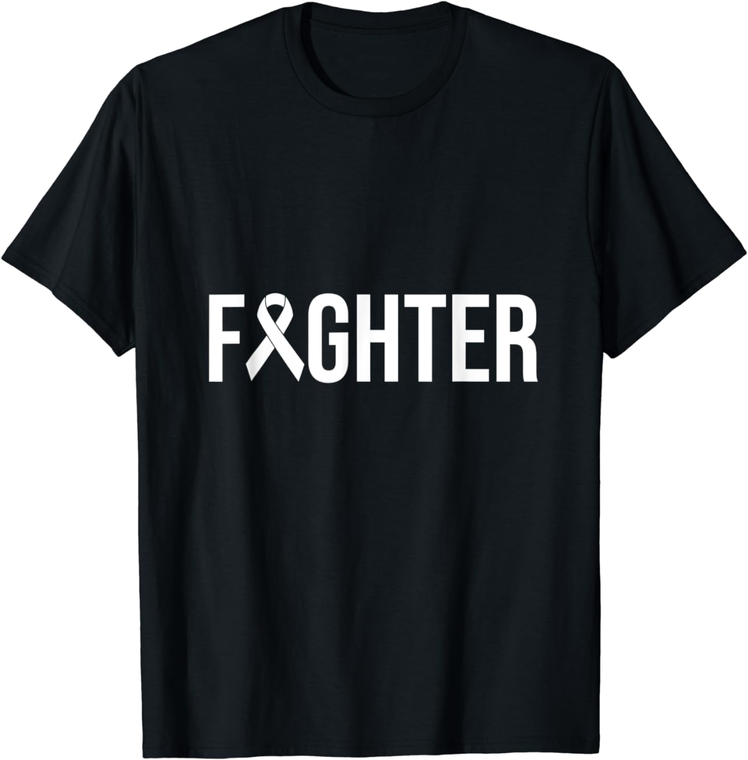 Fighter Anti Cancer Fighter Against Cancer Loop T-Shirt - Walmart.com