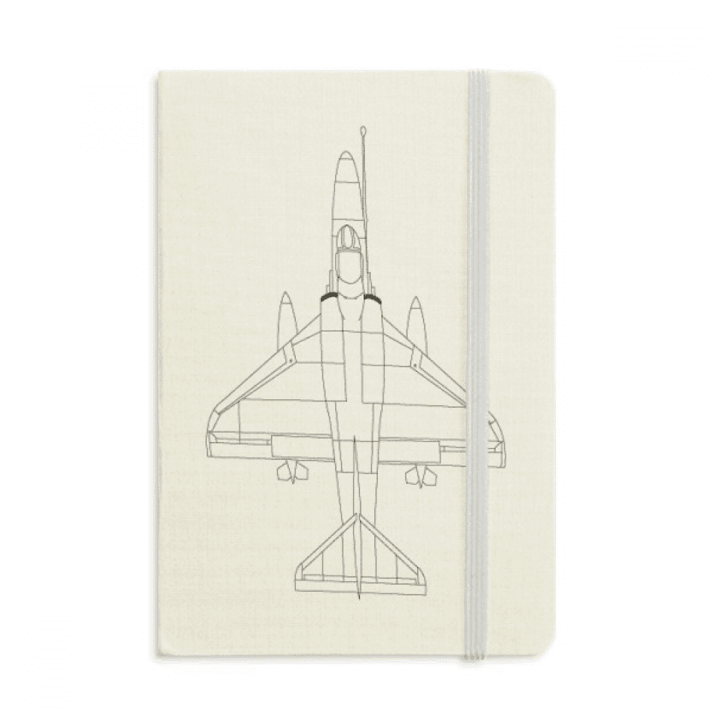 Fighter Aviation Line Notebook Official Fabric Hard Cover Classic ...