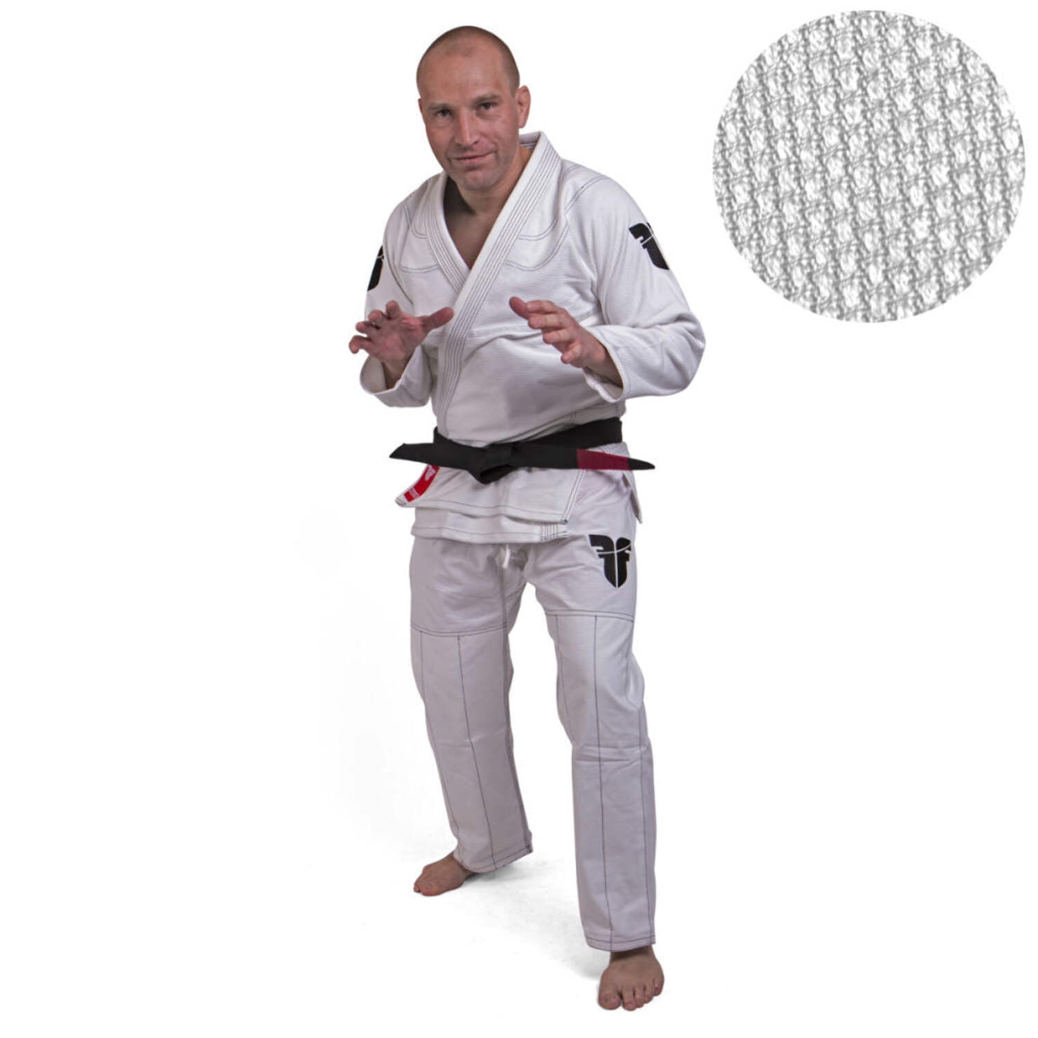 Fighter BJJ Gi Pearl Weave Uniform - white, BJJBW-08 - Walmart.com