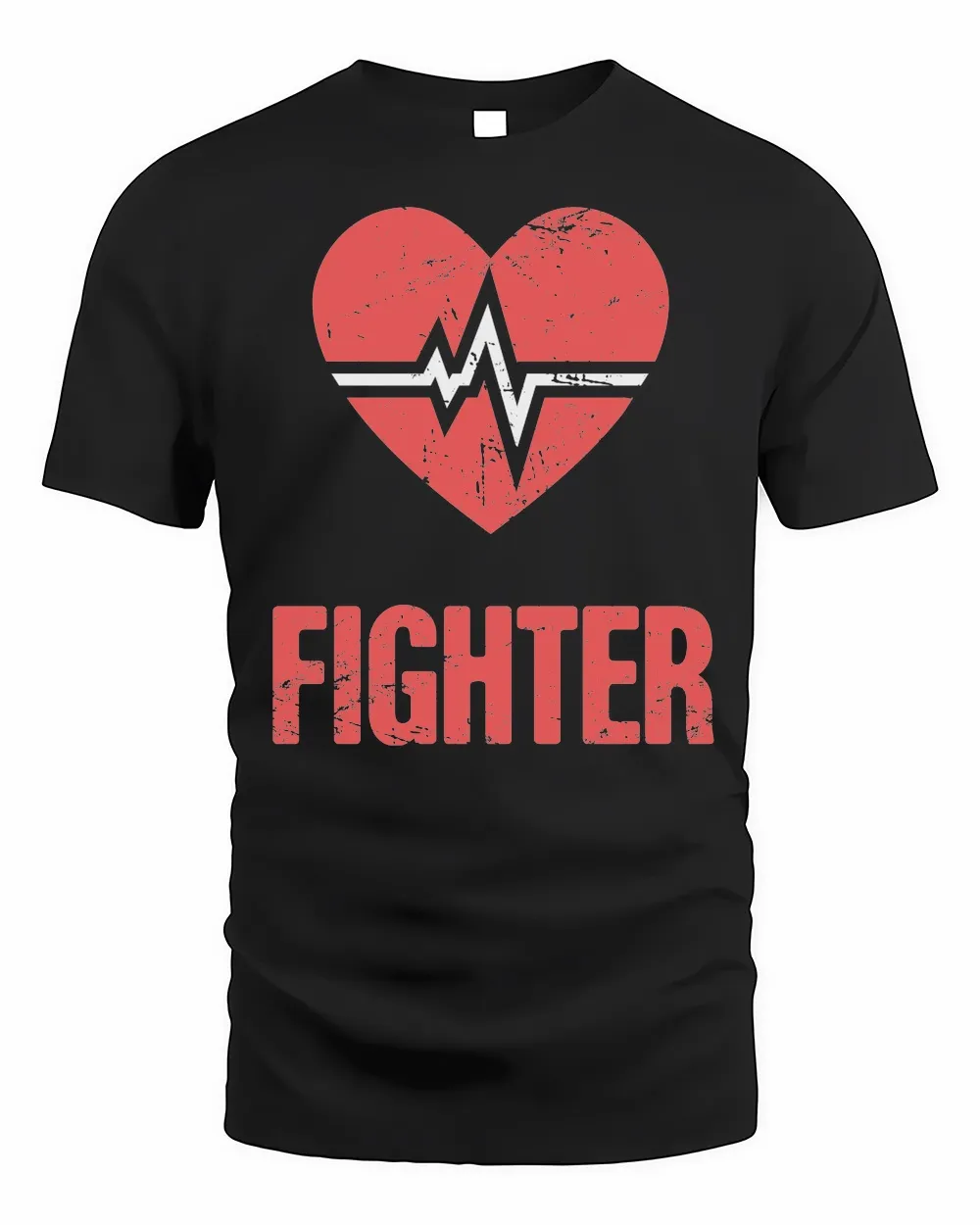 Fighter - Heart Surgery Gift Open Heart Bypass Surgery Shirt - Walmart.com