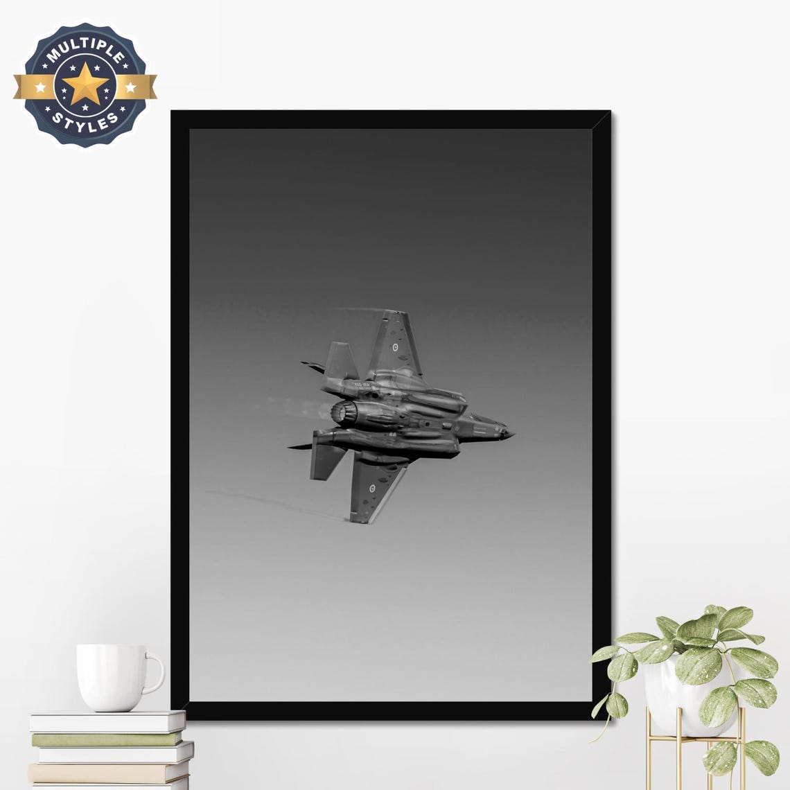 Fighter Jet, Fighter Jet Print, Fighter Jet Wall Art, Airplane ...