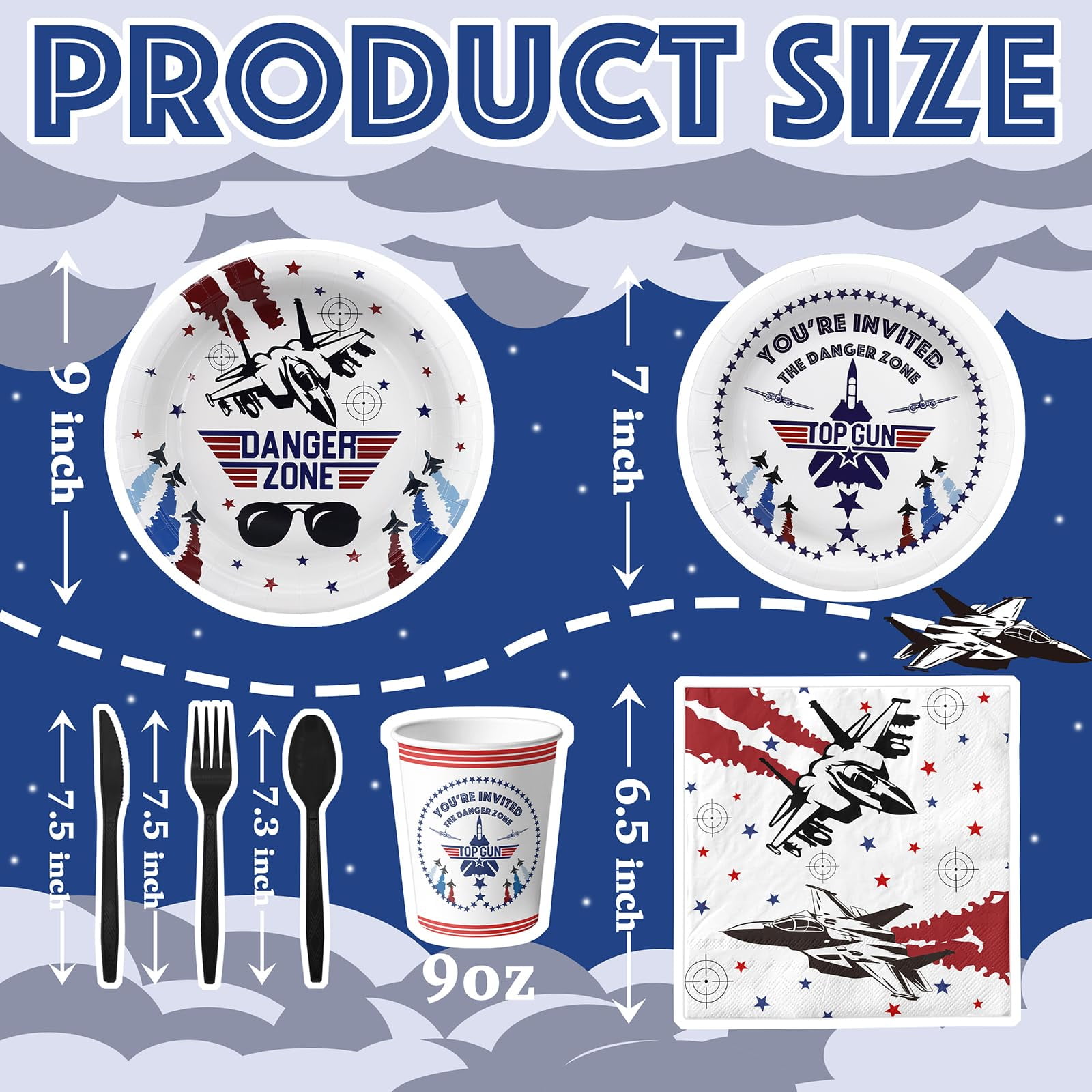 Fighter Jet Pilot AJH3 Party Decorations Set - Unique Fighter Pilot ...