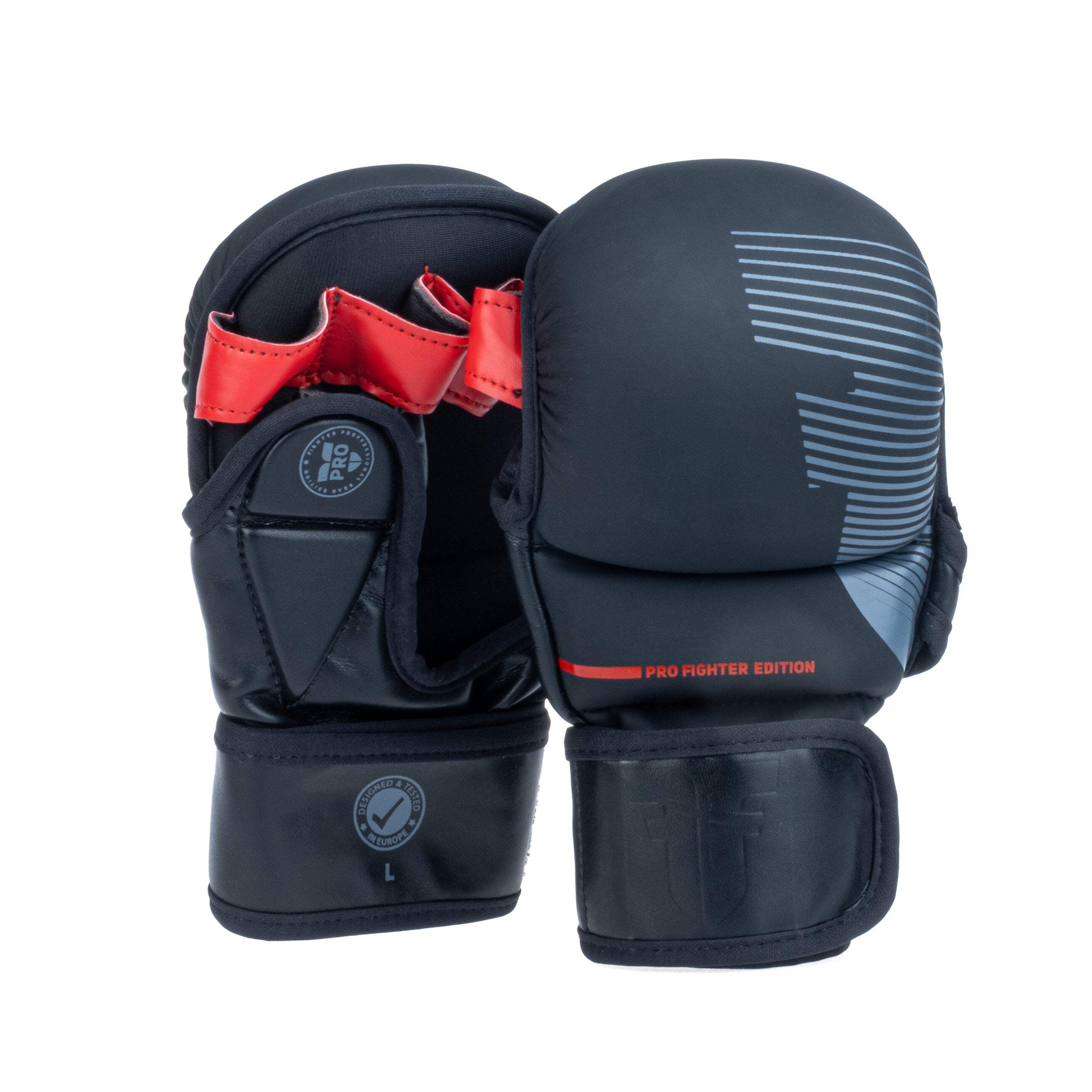 Fighter MMA Gloves Pro PU - black, FMG-PRO-001 - Walmart.com
