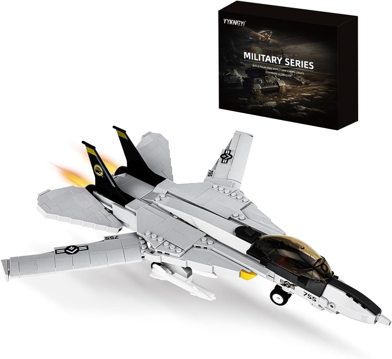 Fighter Military Army Airplane Building Set- Compatible with Lego ...
