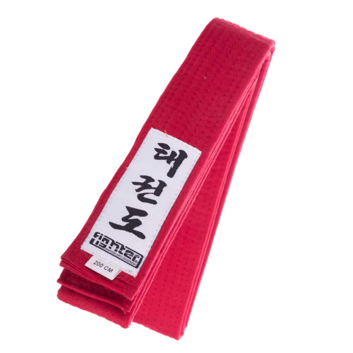 Fighter Taekwondo ITF Belt - red, FTB-05 - Walmart.com