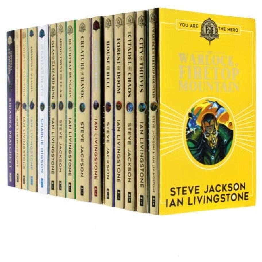 Fighting Fantasy Collection 15 Books Set by Ian Livingstone & Steve ...