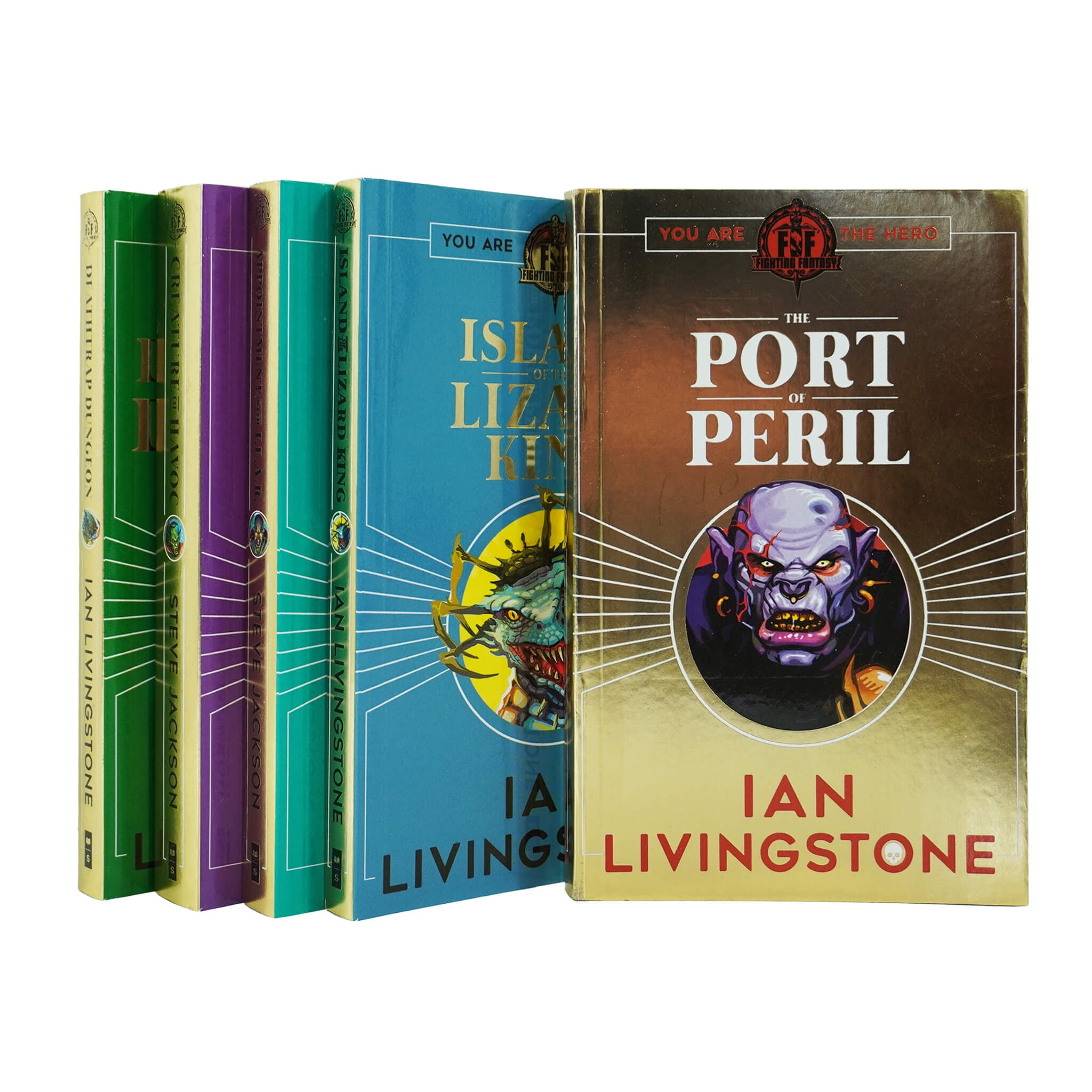 Fighting Fantasy RPG Books 6-10 Collection Set - Ages 9-14 - Paperback ...