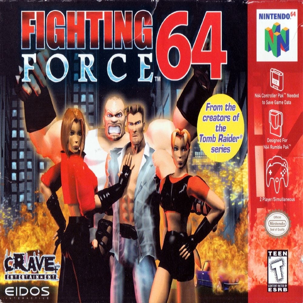 Fighting Force 64 - Classic N64 Beat 'Em Up Game - US Version - 1999 - Walmart.com