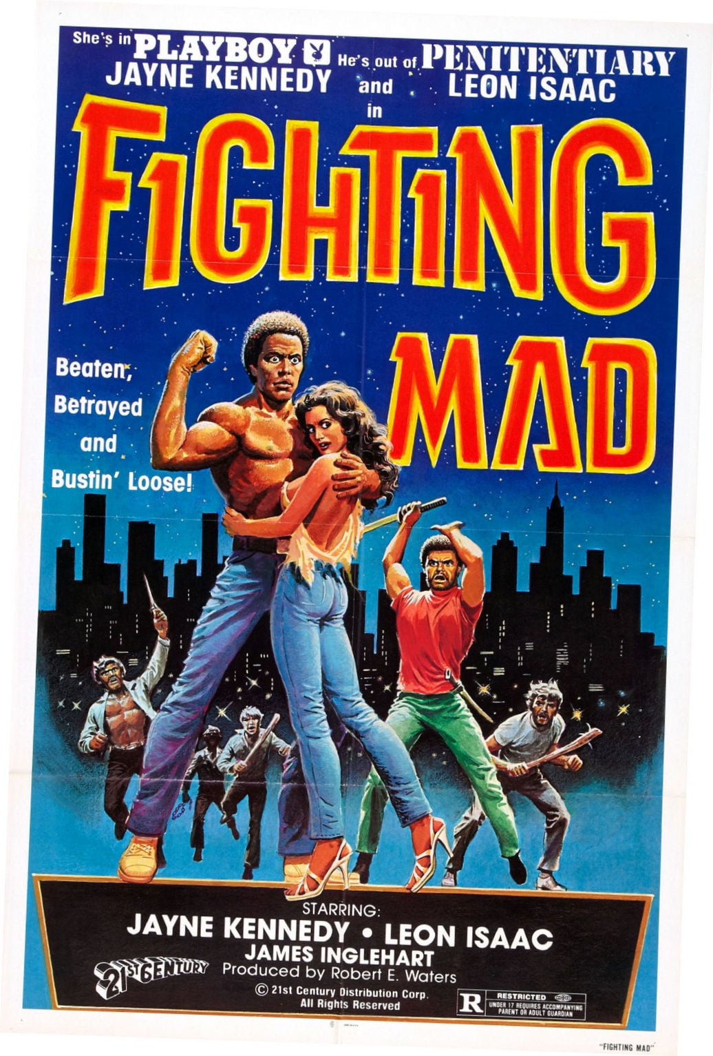 Fighting Mad Movie poster Metal Sign 8inx 12in Print on Metal 8x12 ...
