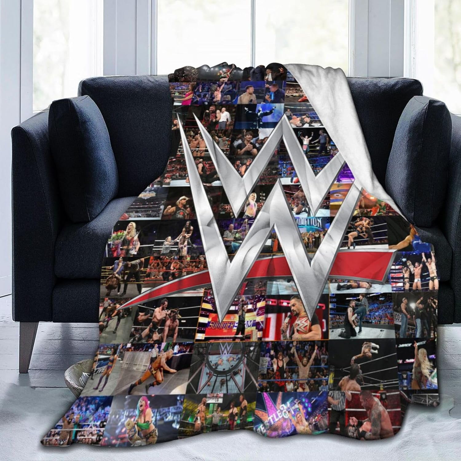Fighting Photo Collage Throw Ultra Soft Fleece Blankets Luxury Plush ...