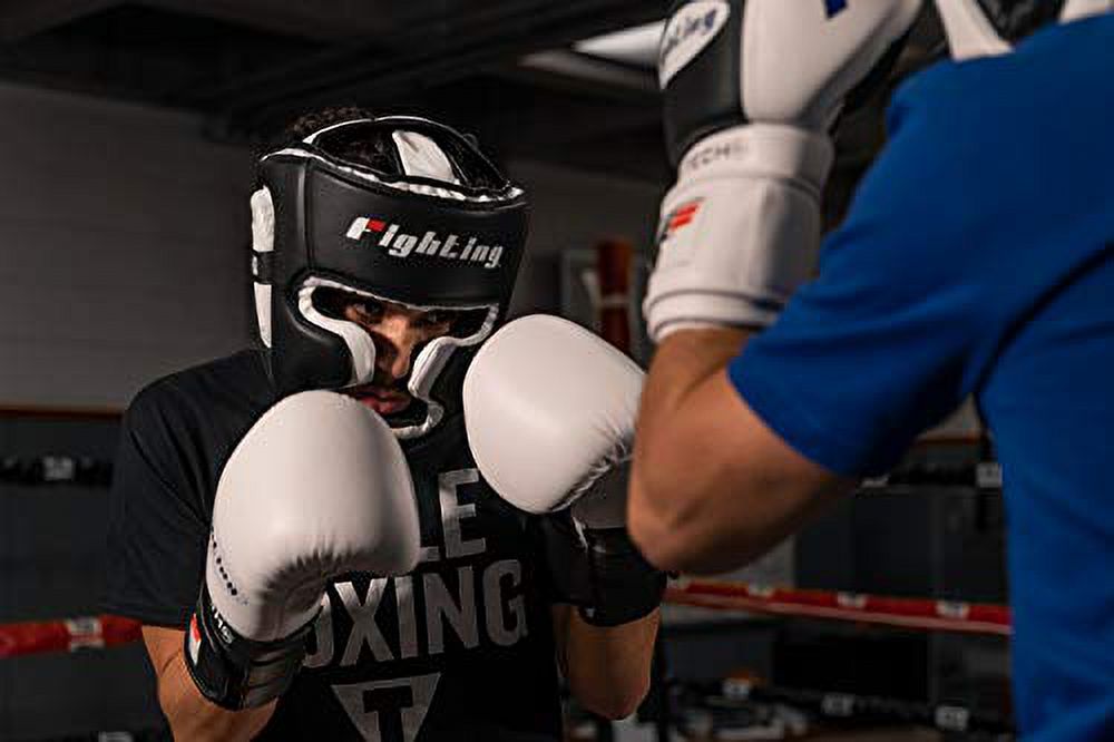 Fighting Sports S2 Gel Full Training Headgear, Black/White, Regular ...