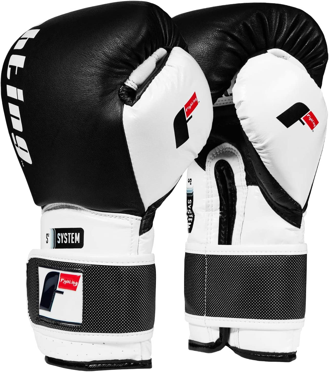 Fighting Sports S2 Gel Power Training Gloves, Black/White, 16 oz ...