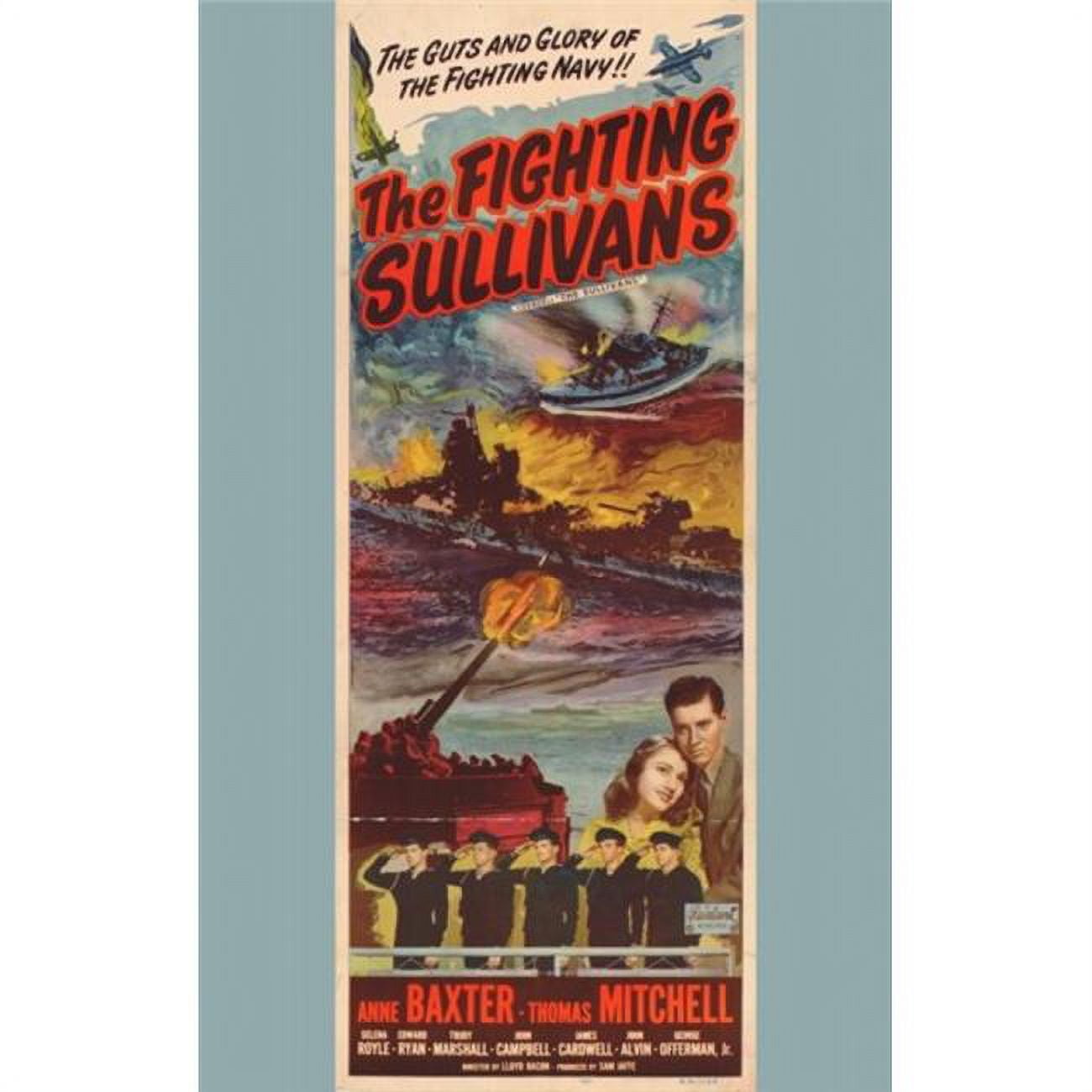 Fighting Sullivans Movie Poster - 11 x 17 in. - Walmart.com