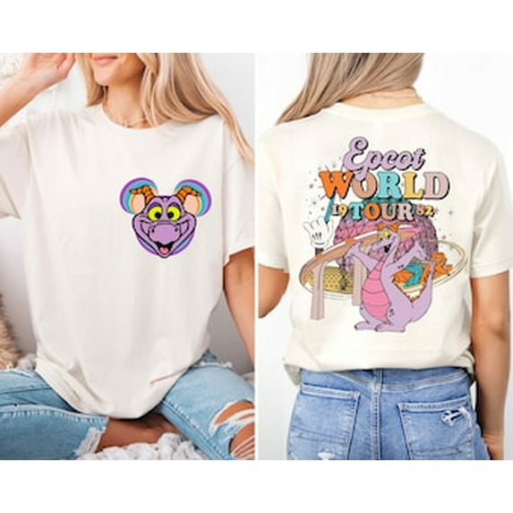 Figment Epcot, Disney Purple Dragon Shirt, Figmen, One Little Spark ...