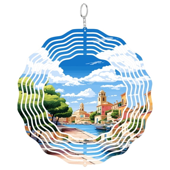 Figueres Spain Dali Egg Tower 3D Wind Spinner Stainless Steel Kinetic ...