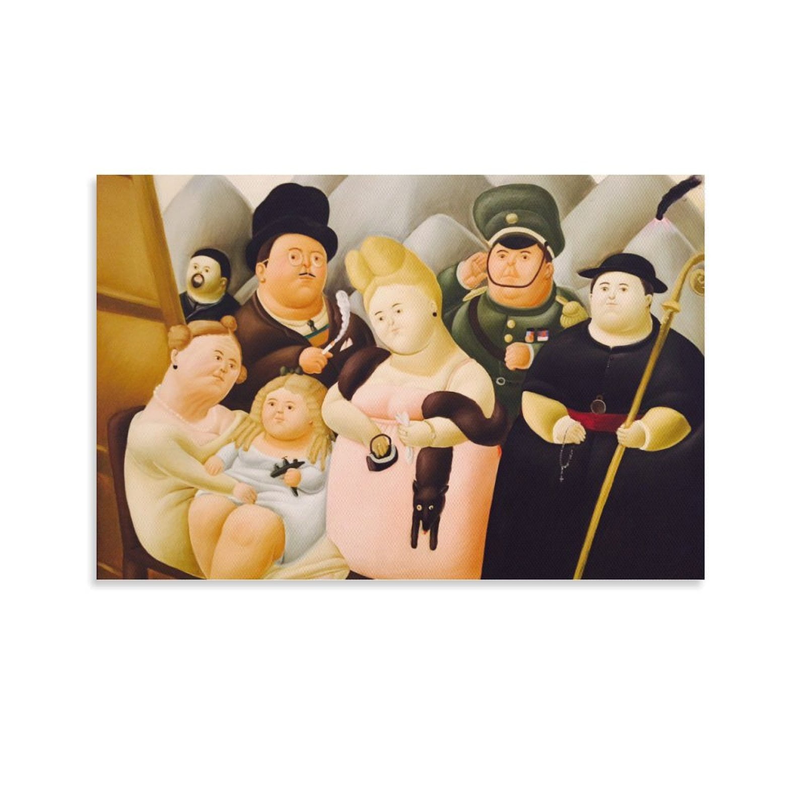 Figurative Painter Fernando Botero Works Poster Posters Wall Art ...