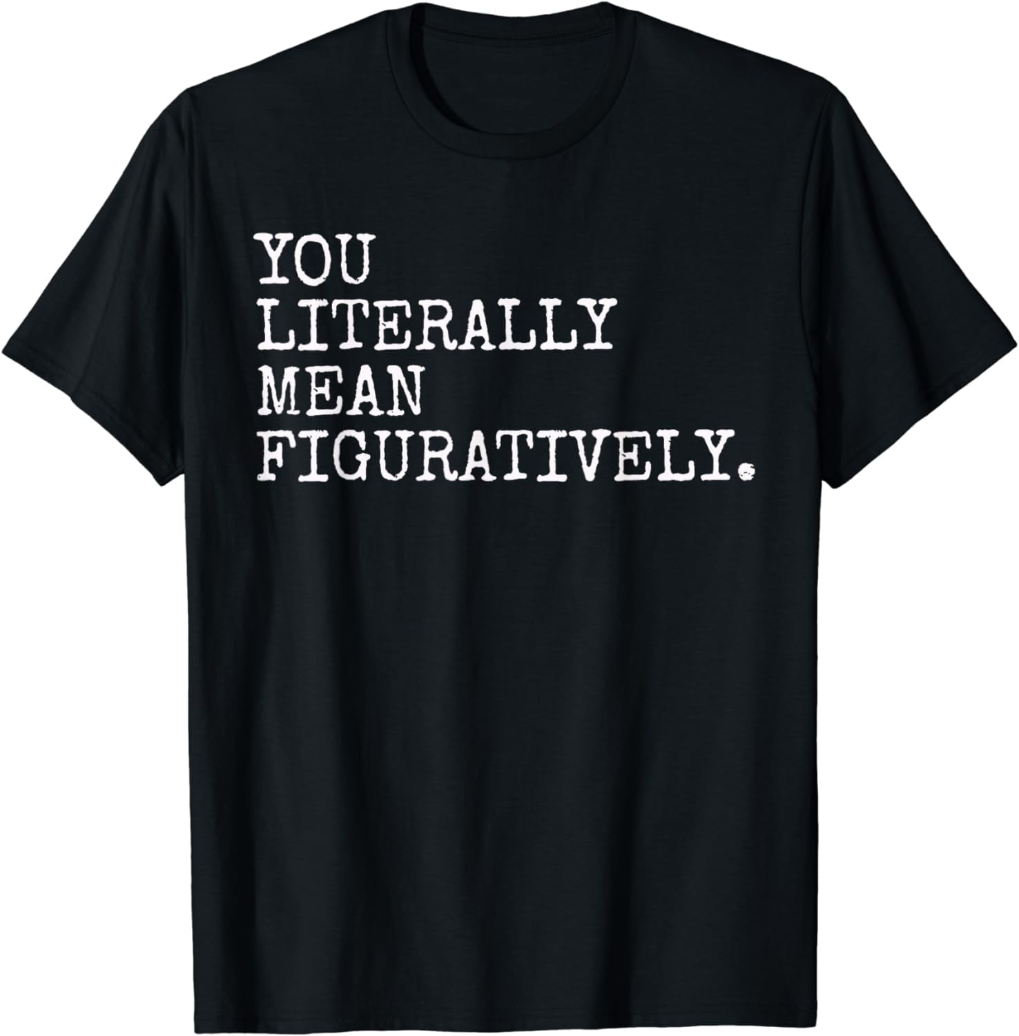 Figuratively English Teacher Grammar T-Shirt - Walmart.com