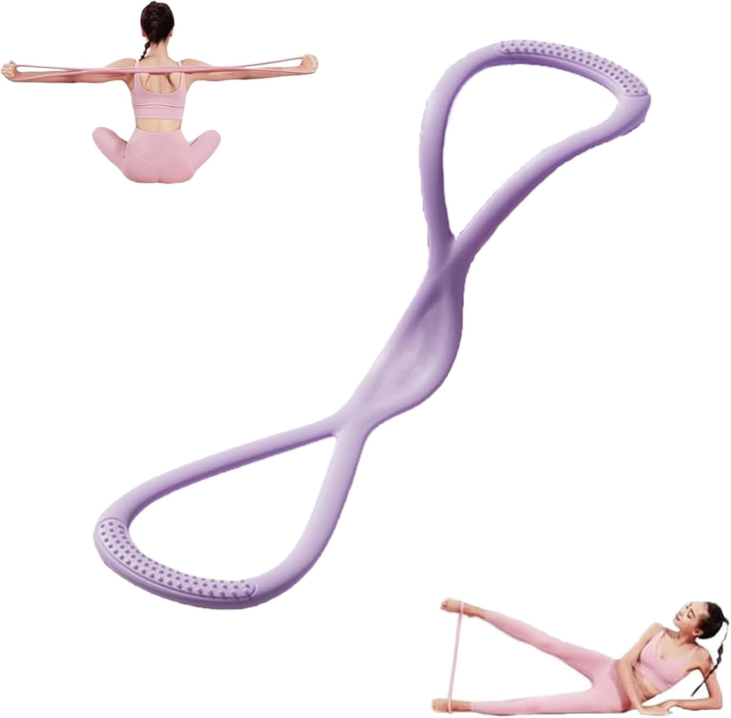 Figure 8 Resistance Band,Shiftalter Exercise Band - 15LB/25LB/35LB ...