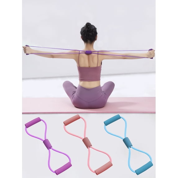 Figure 8 Resistance Bands for Exercise and Physical Therapy, Soft Foam ...